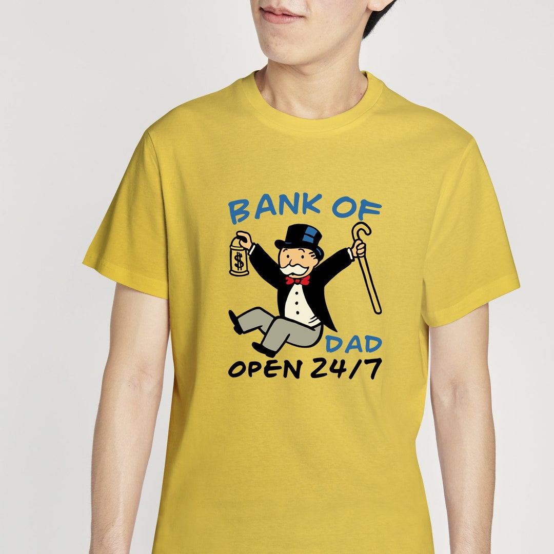 Bank of Dad Shirt, Funny Dad Shirt, Funny Gift for Dad, Gift for Dad ...