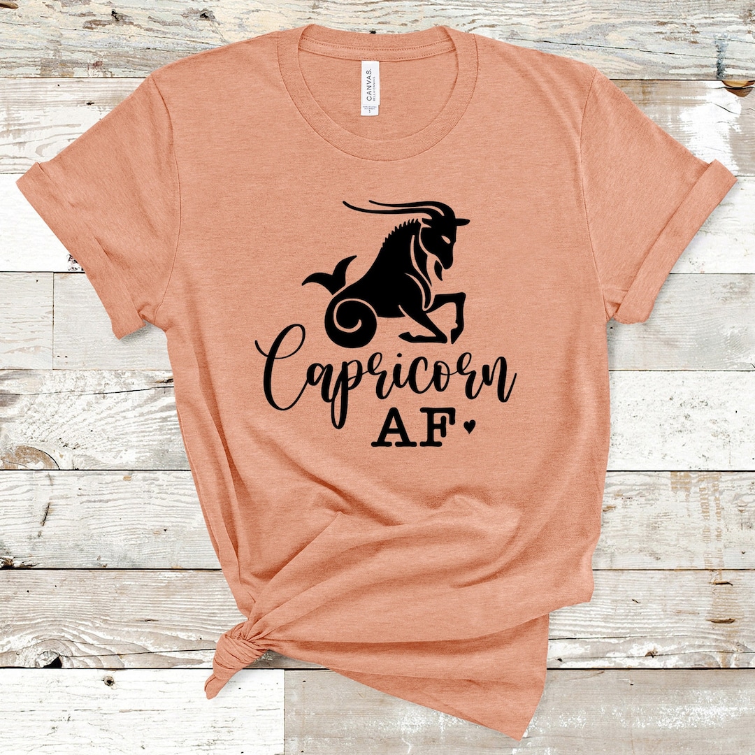 Capricorn Shirts for Women, Zodiac Shirts, Zodiac T-shirts, Capricorn ...