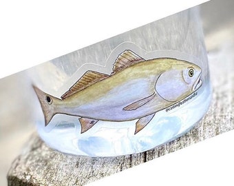 Florida FL Redfish Red Fish Sticker Printed Digital Vinyl Decal Fishing ...