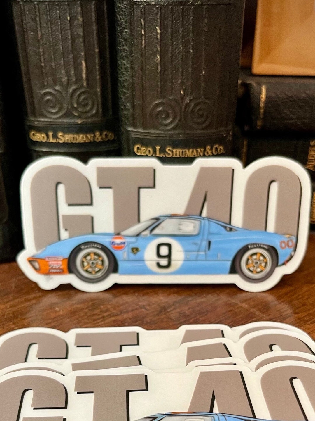 GT40 Sticker Clear Border - Etsy
