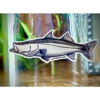 Fishing Blue Fish Hook, Line, and Sinker Sticker - Etsy