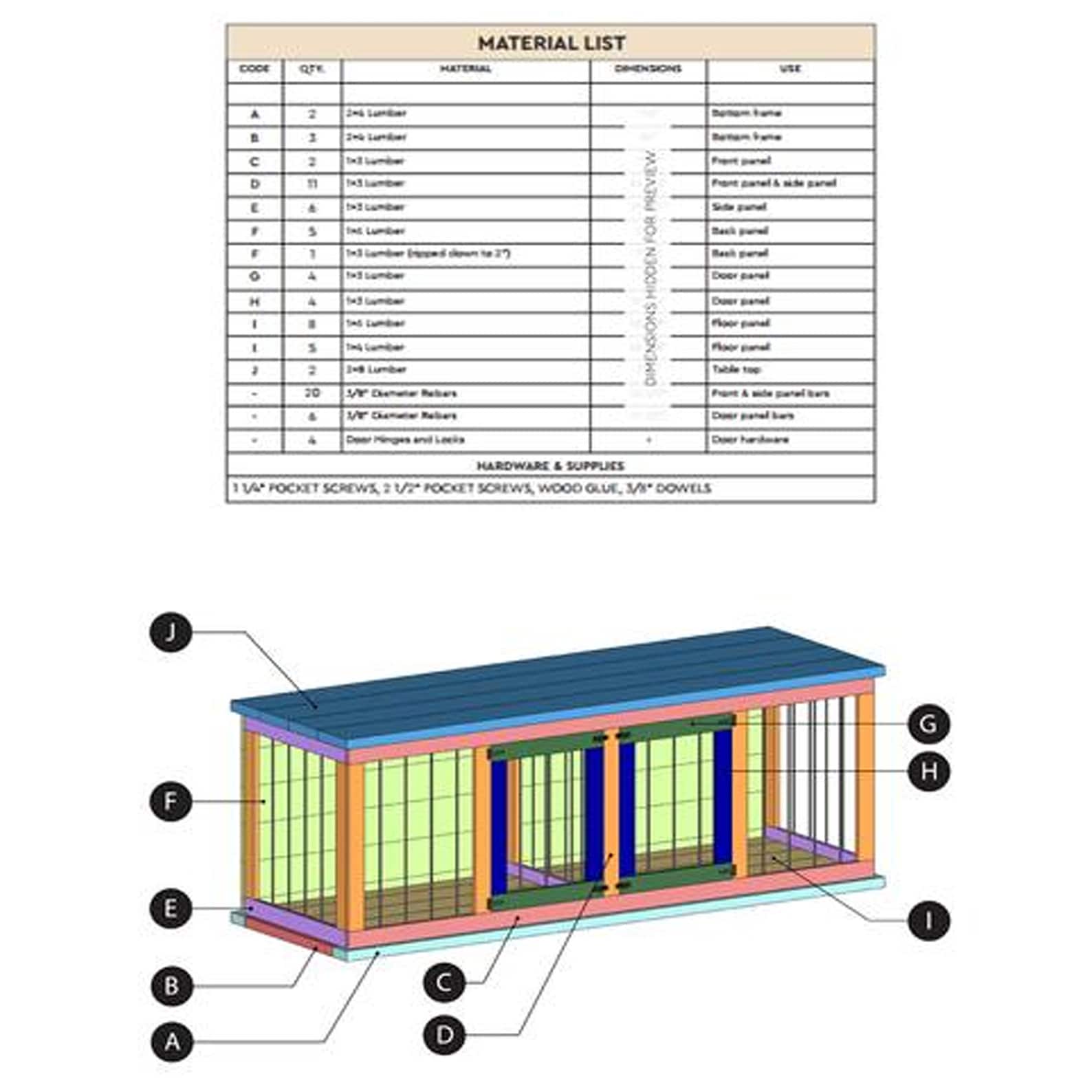 Large Double Dog Kennel Plans Wooden Dog Crate Entertainment Center ...