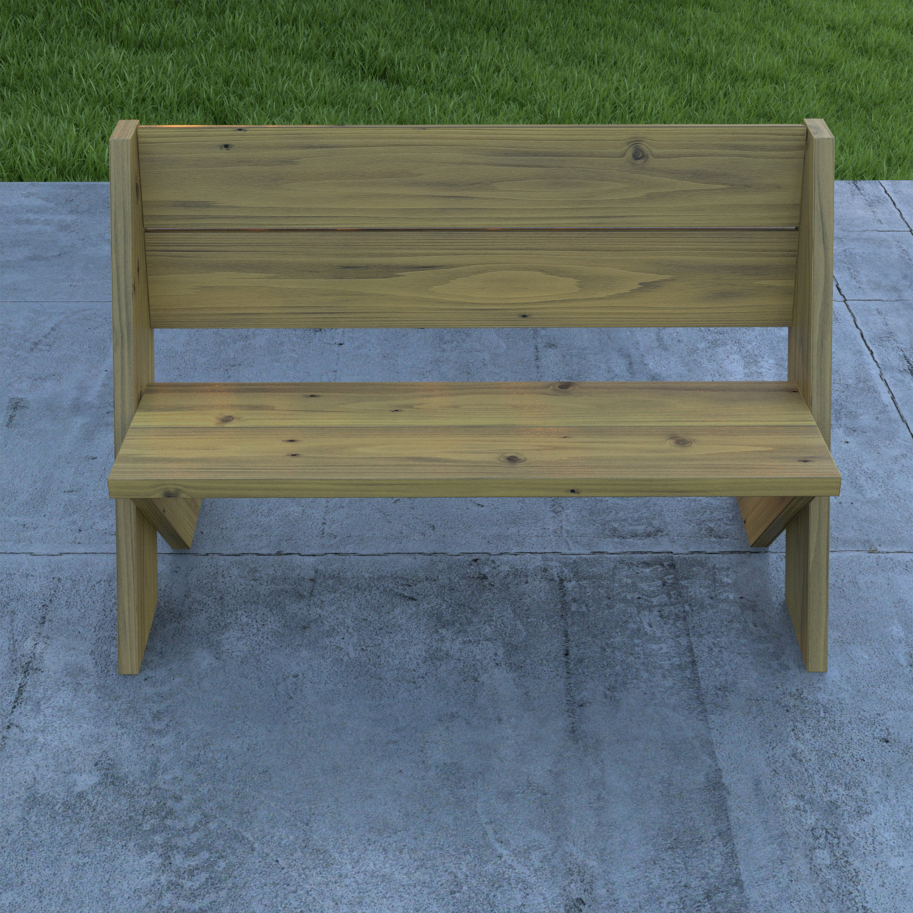 Aldo Leopold Bench Plans - DIY Outdoor Wood Bench Plans - Easy Garden ...