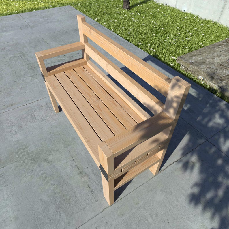 Outdoor Folding Table Plans - Outdoor Folding Bench Plans - Etsy