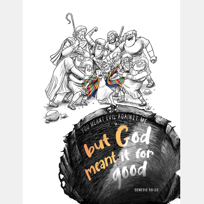God Meant It for Good - A4 Print - Josephs Betrayal - Etsy