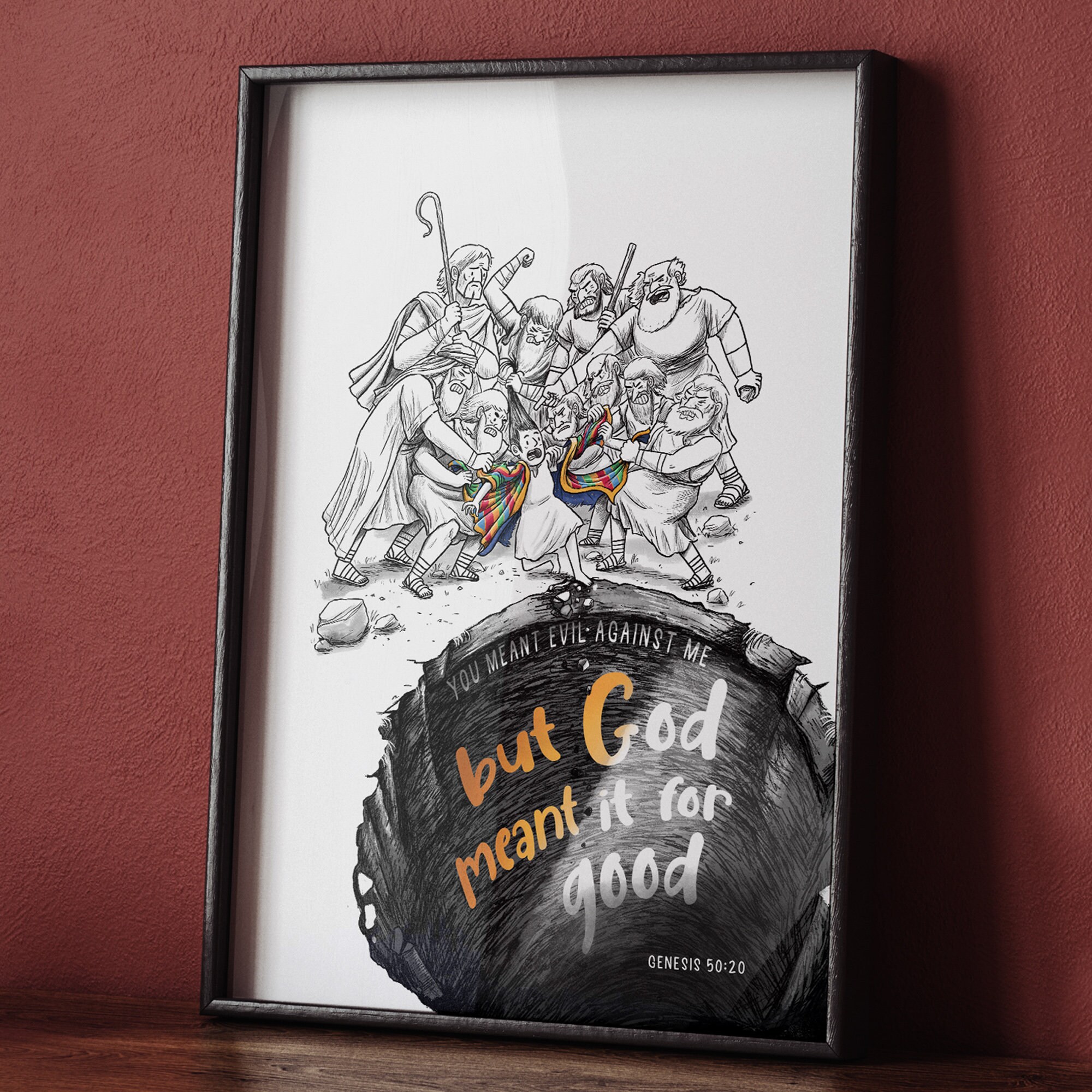 God Meant It for Good - A4 Print - Josephs Betrayal - Etsy