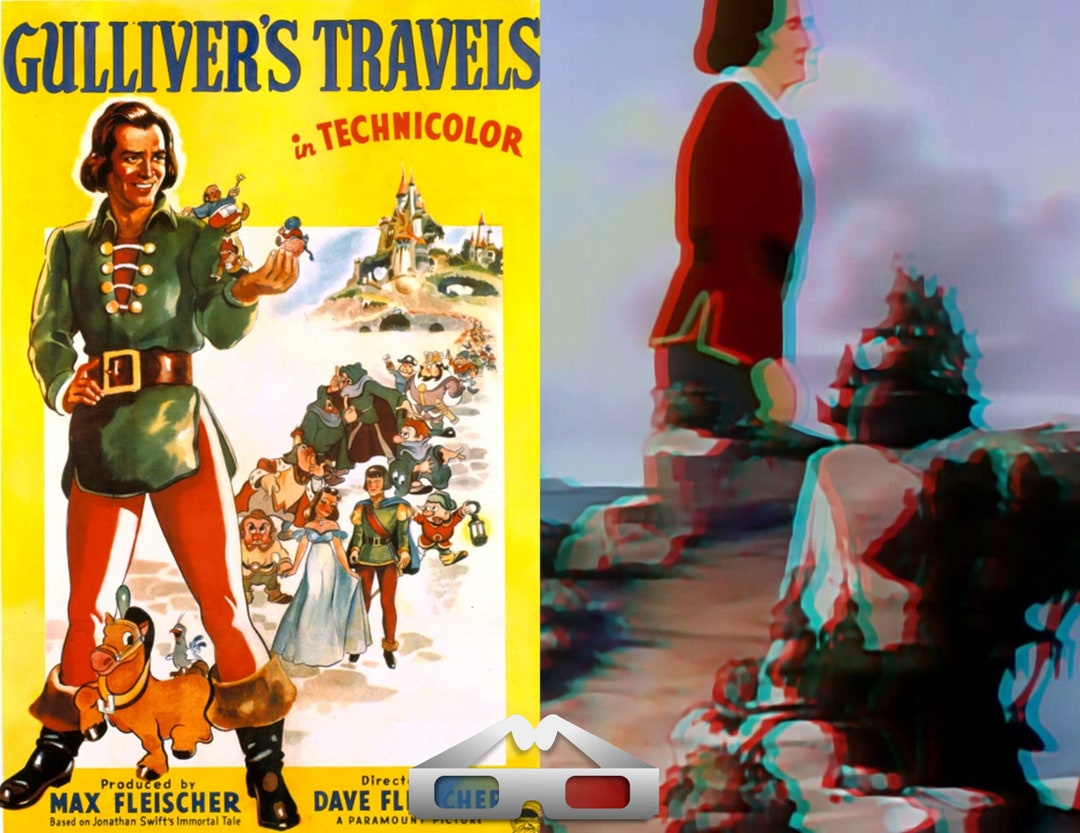 3D Animation - Gulliver's Travels, 1939 Classic Animated Famous Story ...