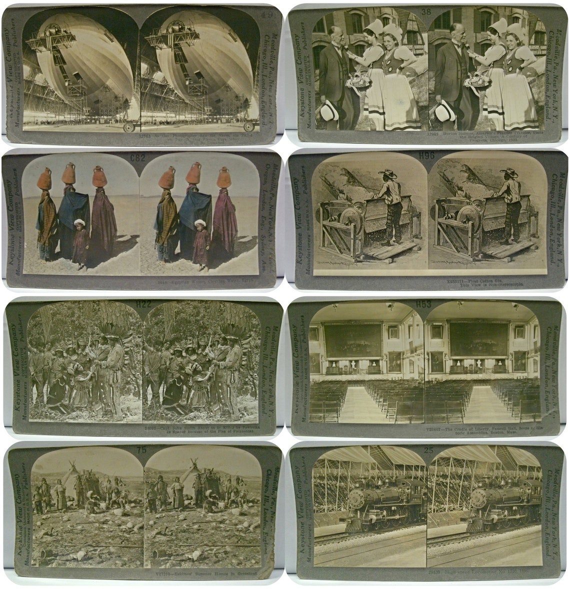 Vintage Stereoscopic Photographs Collection From 1800s America. 131 ...