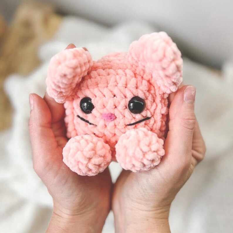 Loaf Cat Cube Crochet Pattern. PDF Plush Kitten Tutorial. Cute ...