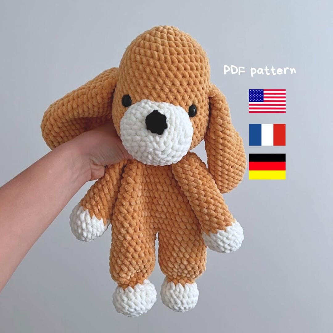 Dog Snuggler Crochet Pattern, Lovey Puppy PDF. - Etsy