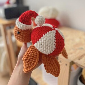 Christmas Candy Turtle Crochet Pattern, PDF, Amigurumi Peppermint Candy ...