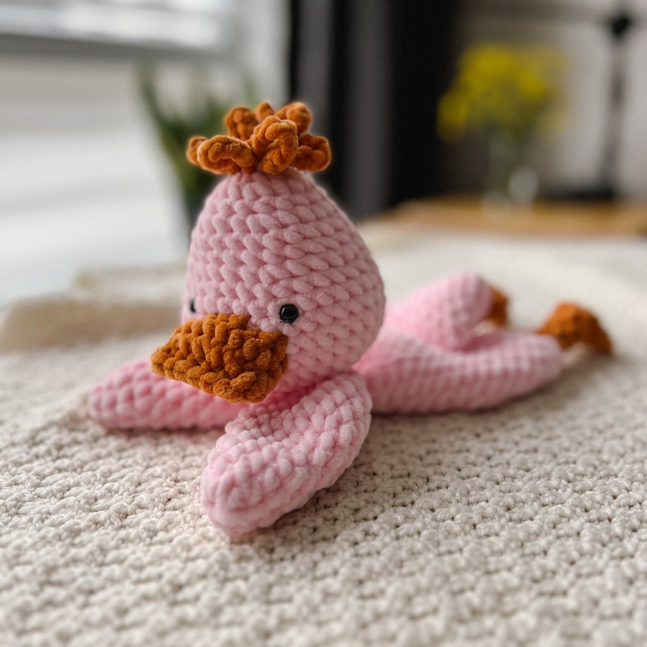 No-sew Duck Snuggler Crochet PATTERN Duck Amigurumi Snuggler Pattern ...