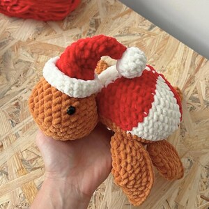 Christmas Candy Turtle Crochet Pattern, PDF, Amigurumi Peppermint Candy ...