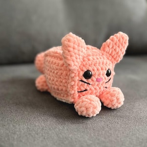 Loaf Cat Cube Crochet Pattern. PDF Plush Kitten Tutorial. Cute ...