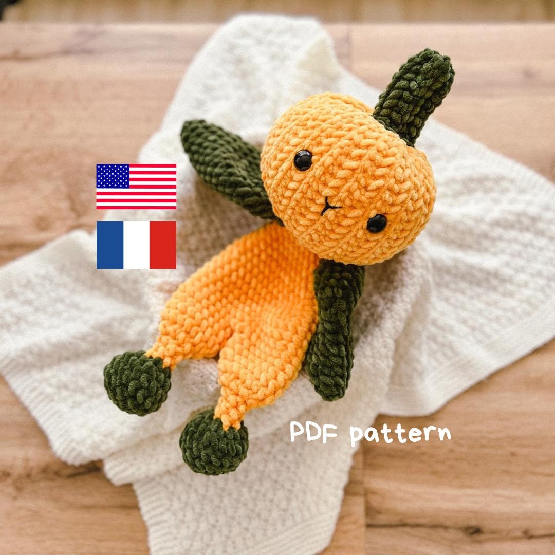 Lovey Pumpkin Snuggler Crochet Pattern, Halloween Gift PDF/ENG/FR - Etsy