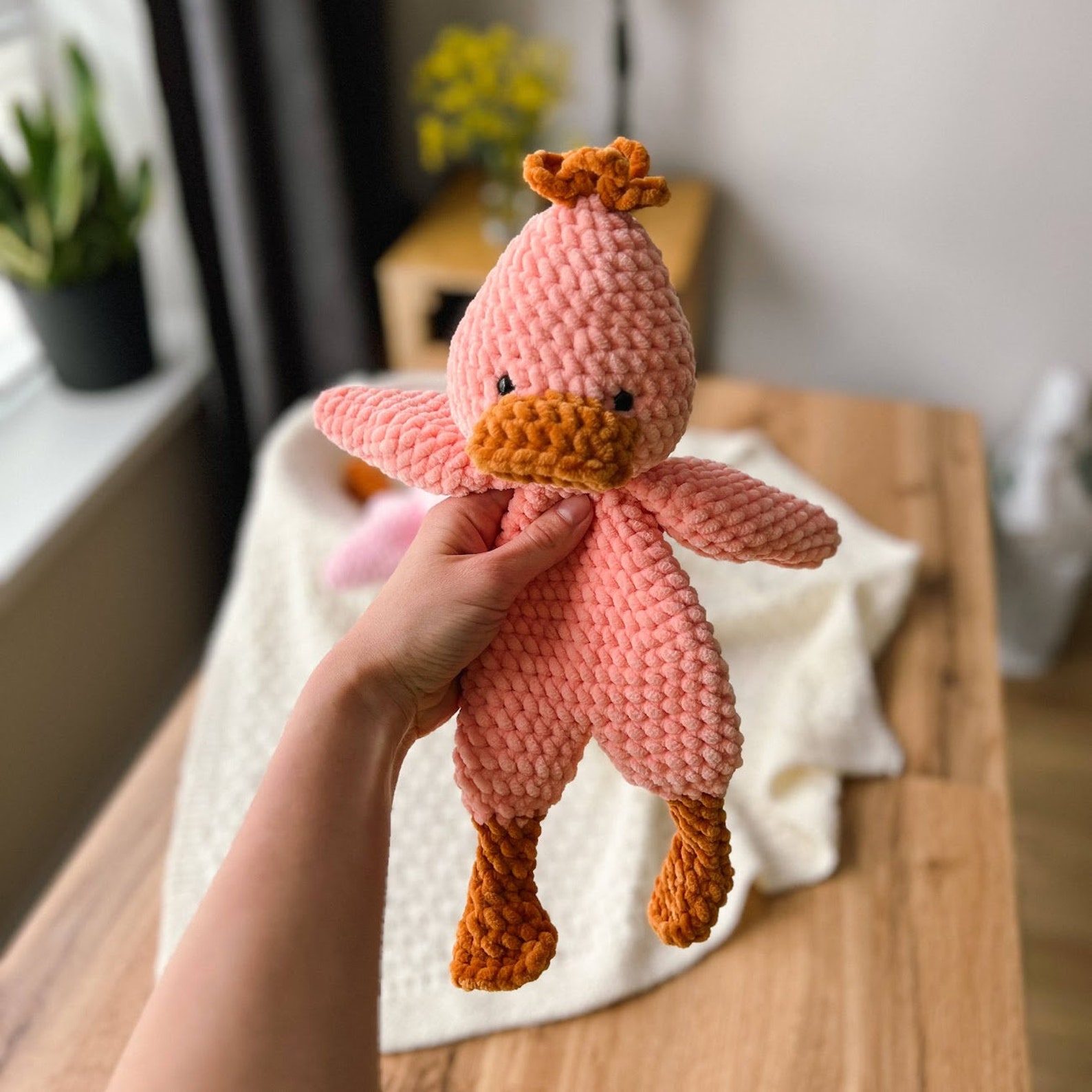 No-sew Duck Snuggler Crochet PATTERN Duck Amigurumi Snuggler Pattern ...