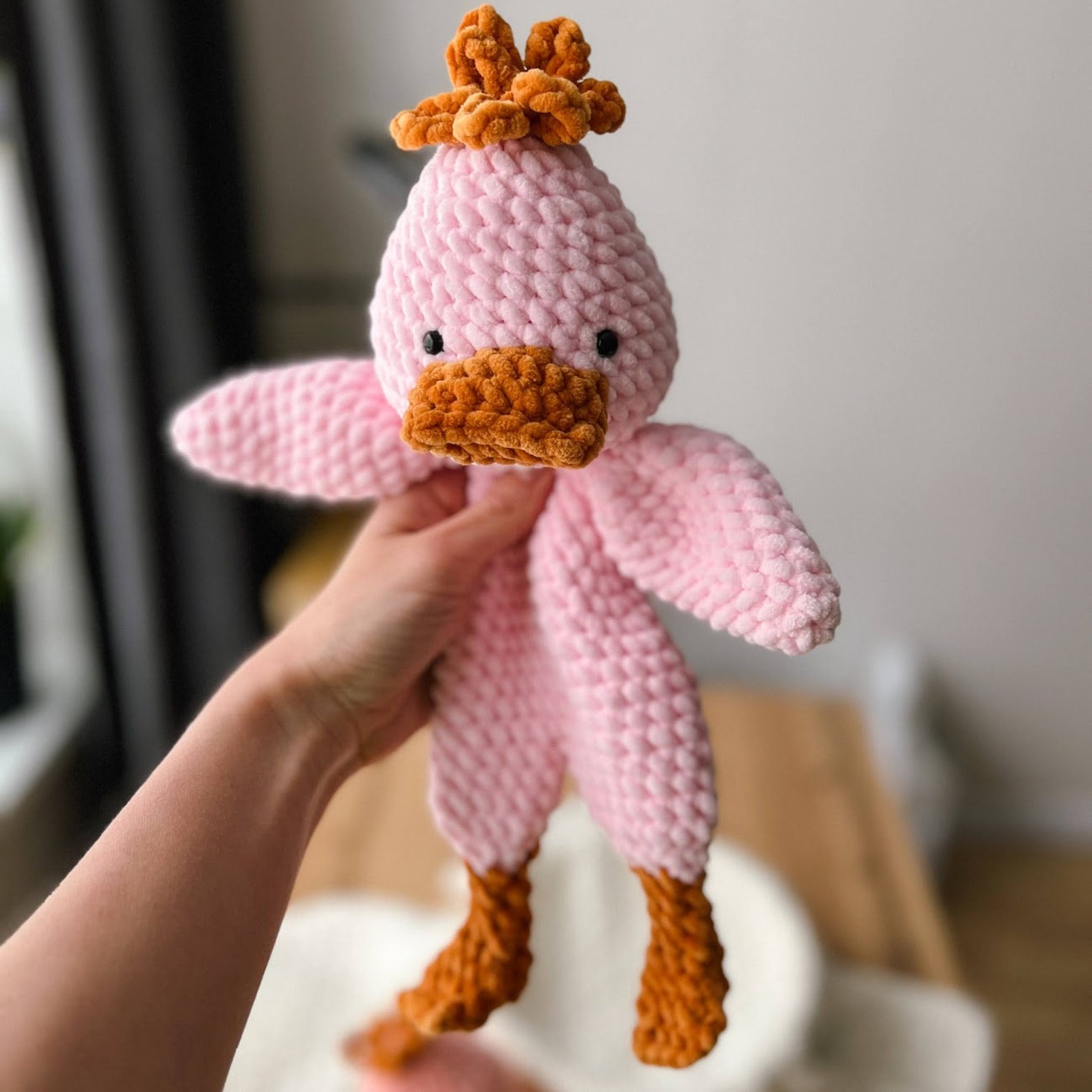 No-sew Duck Snuggler Crochet PATTERN Duck Amigurumi Snuggler Pattern ...