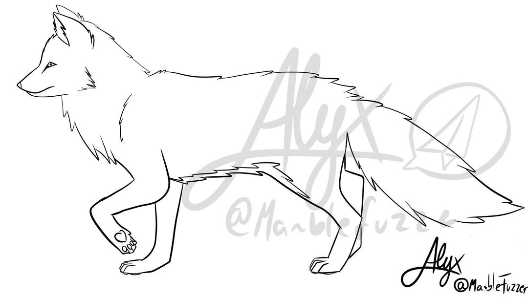 Furry Anthro Fox Base (perfect for Adoptions) - Etsy