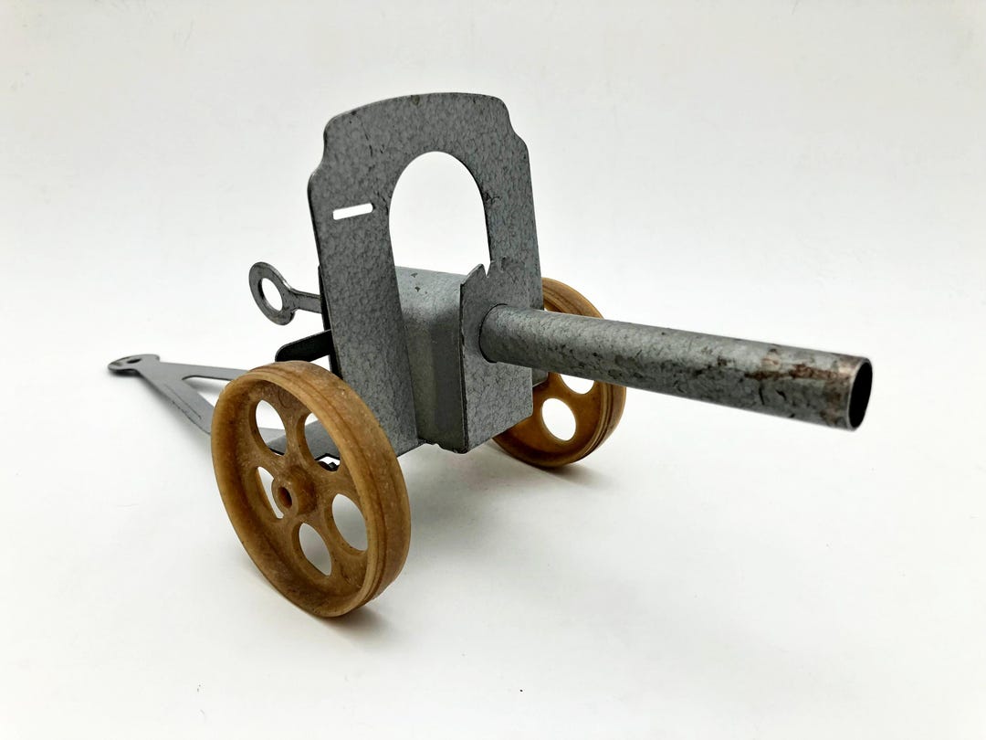 Cannon Toy Artillery Gun Vintage Weapon Soviet Military Equipment Metal ...