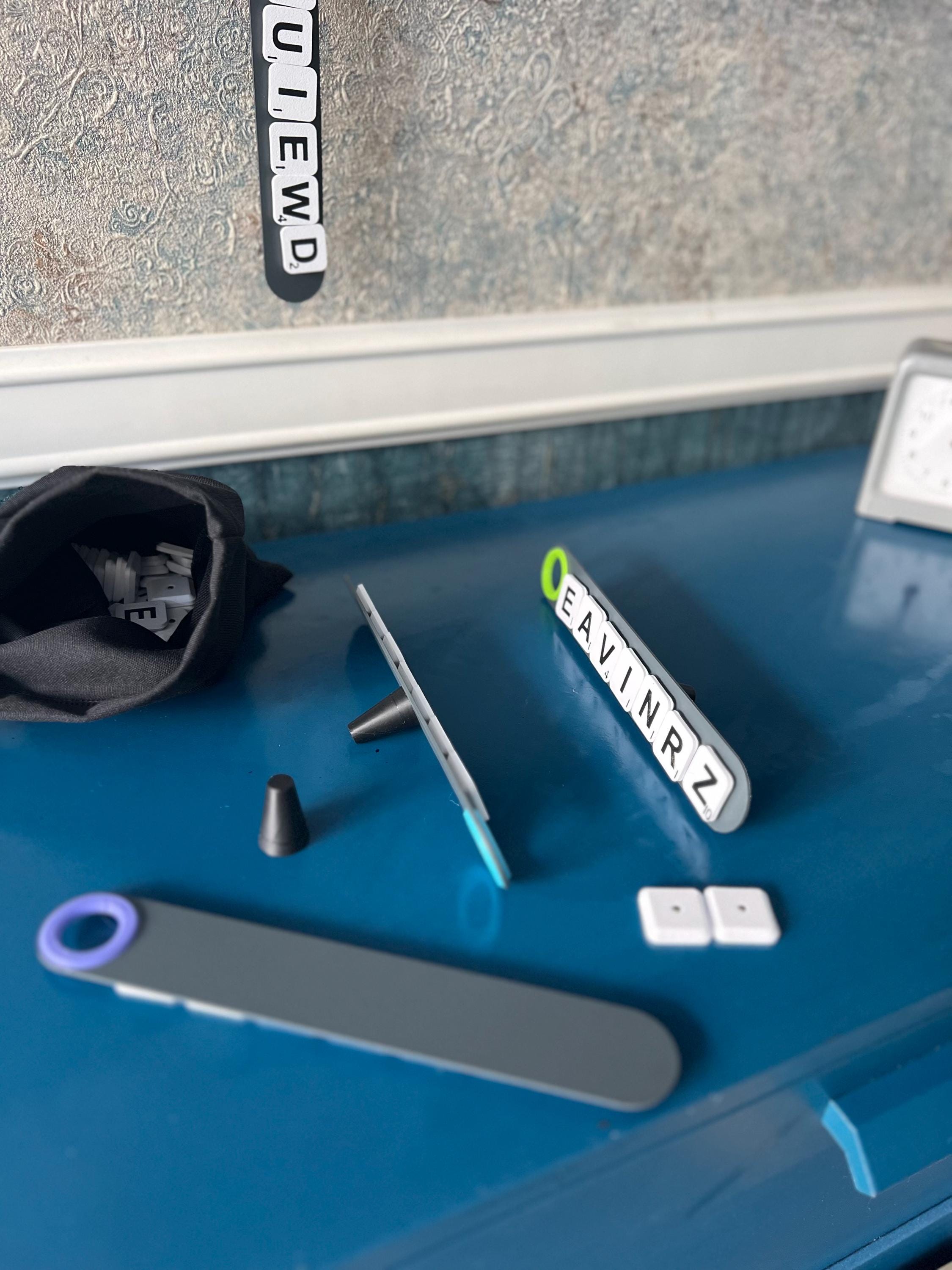 Metal Wall Scrabble Game Organiser / Wall Hanging / Metal Wall Decor ...