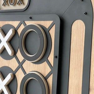 Tic Tac Toe XOX New Generation Metal Wooden Magnetic Wall Game, XOX Can ...