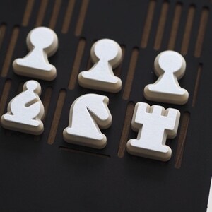 Metal Wall Chess Set: Retro Modern Gray Office Decor - Etsy