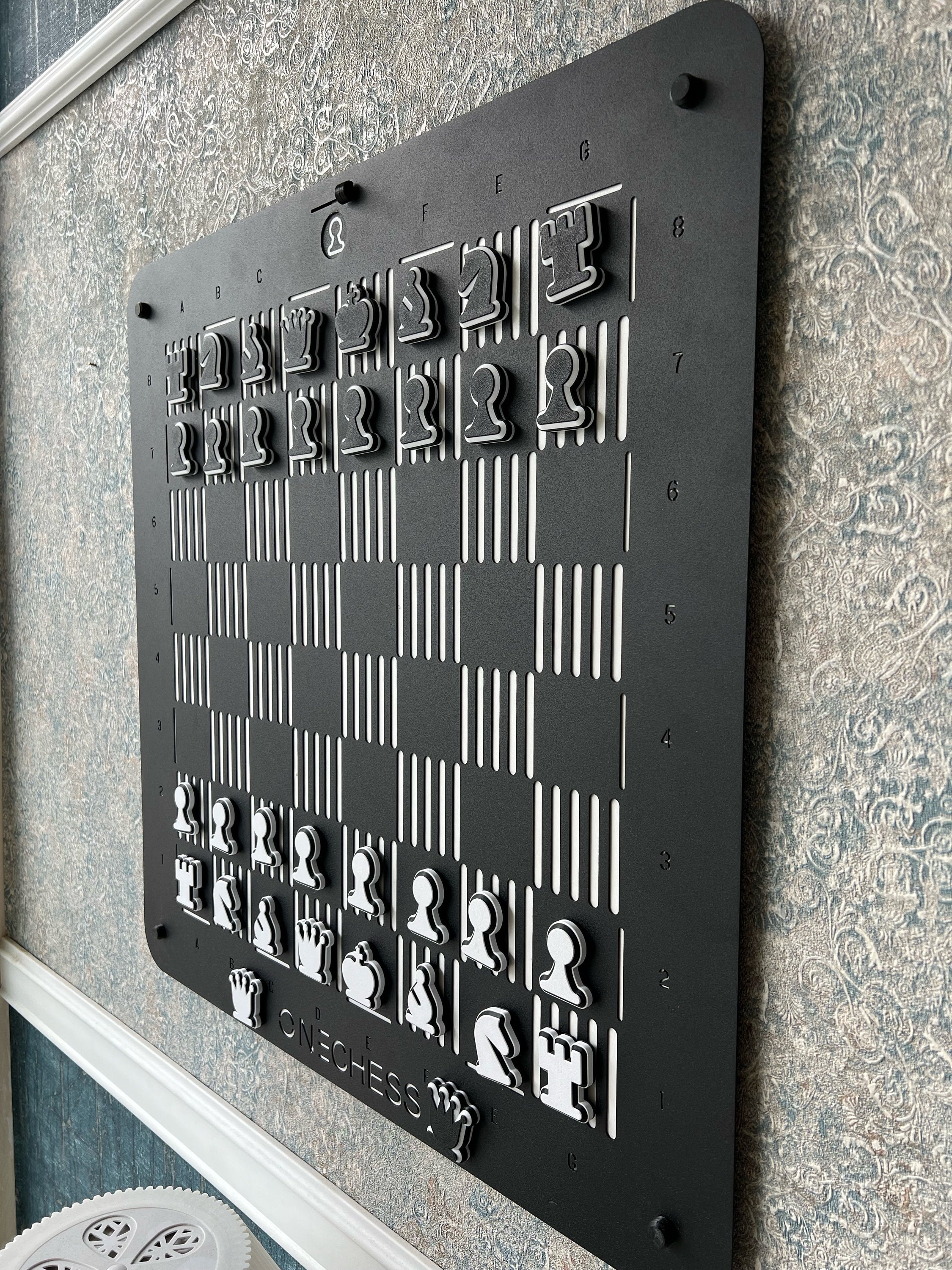 Big Wall Metal Game New Generation Metal Magnetic Wall Chess Set: Mio X ...