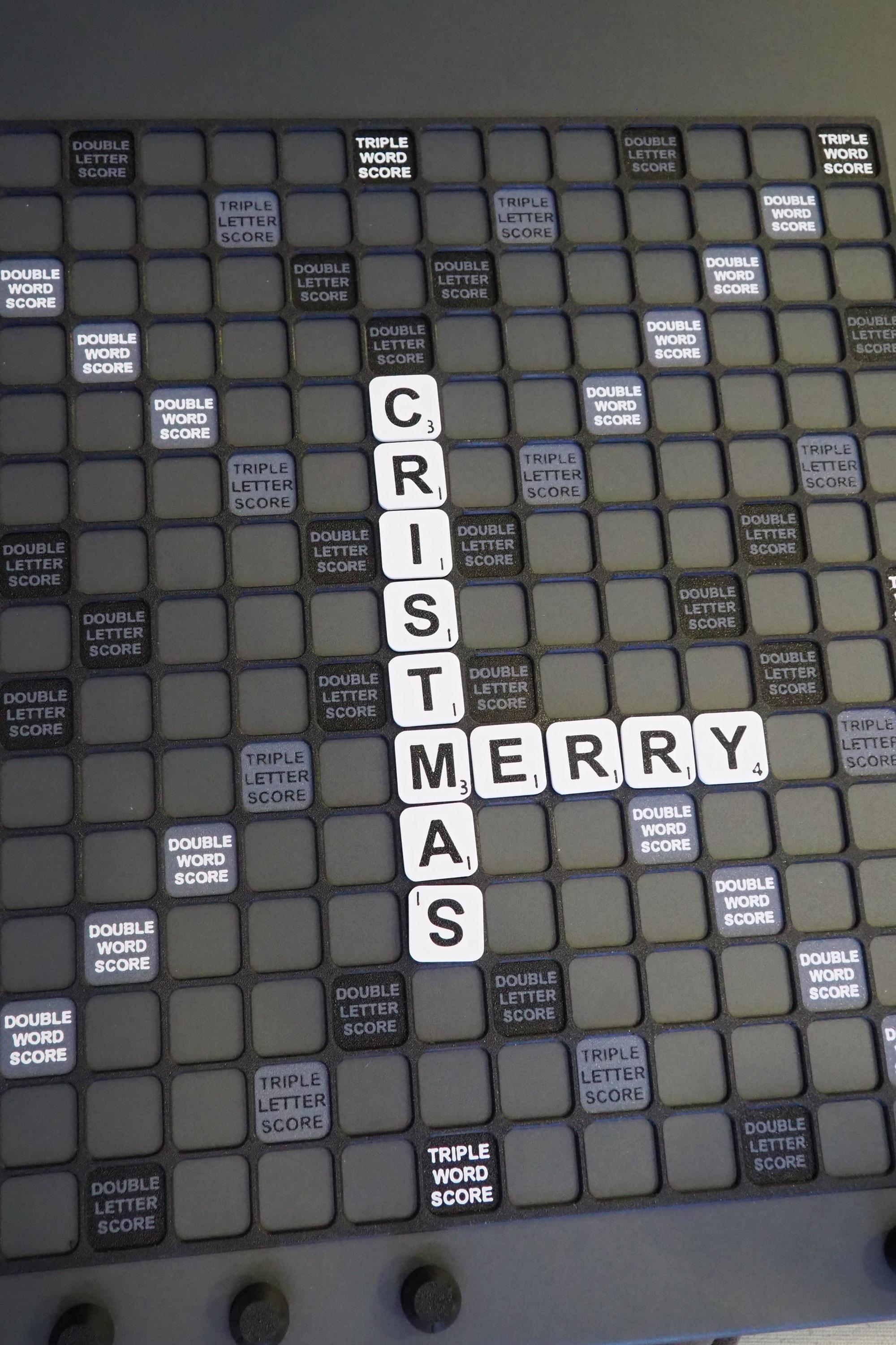 Metal Wall Scrabble Game Organiser / Wall Hanging / Metal Wall Decor ...