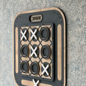 Tic Tac Toe XOX New Generation Metal Wooden Magnetic Wall Game, XOX Can ...