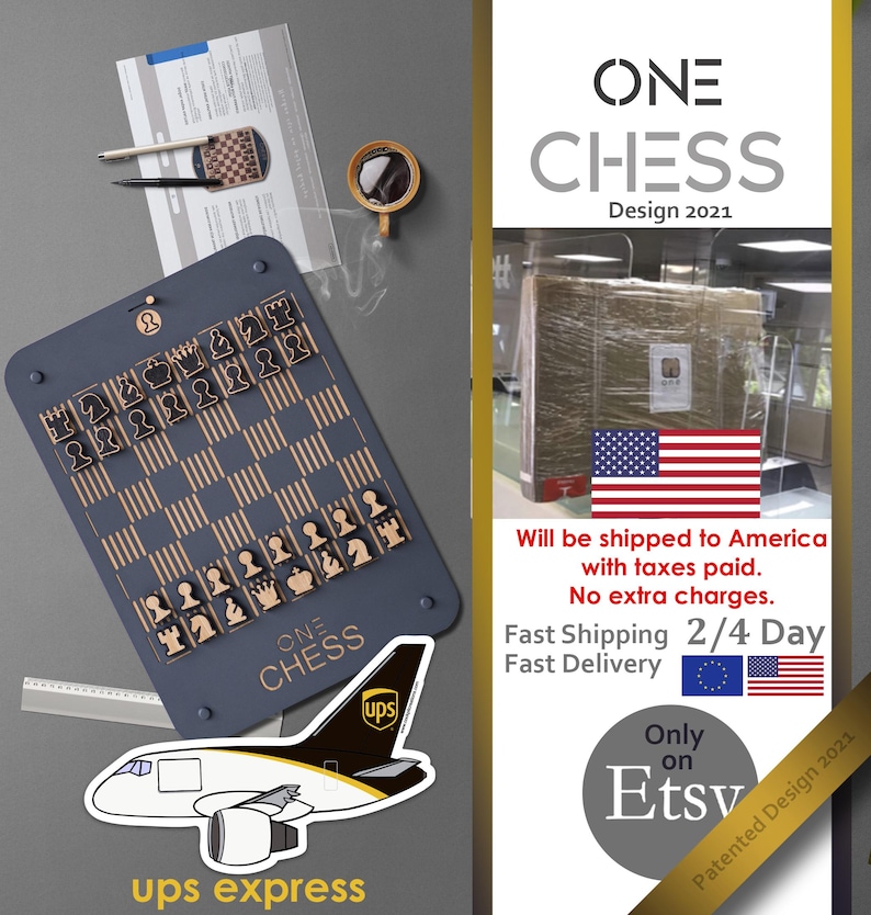 Wall Game Set -chess - XOX - Checkers : Dark Gray Metal, Black and ...