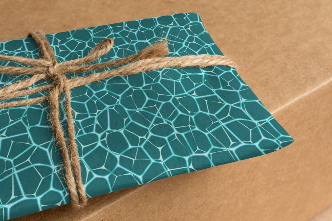 Lido Swimming Pool Wrapping Paper, Eco-friendly Christmas Gift Wrap - Etsy