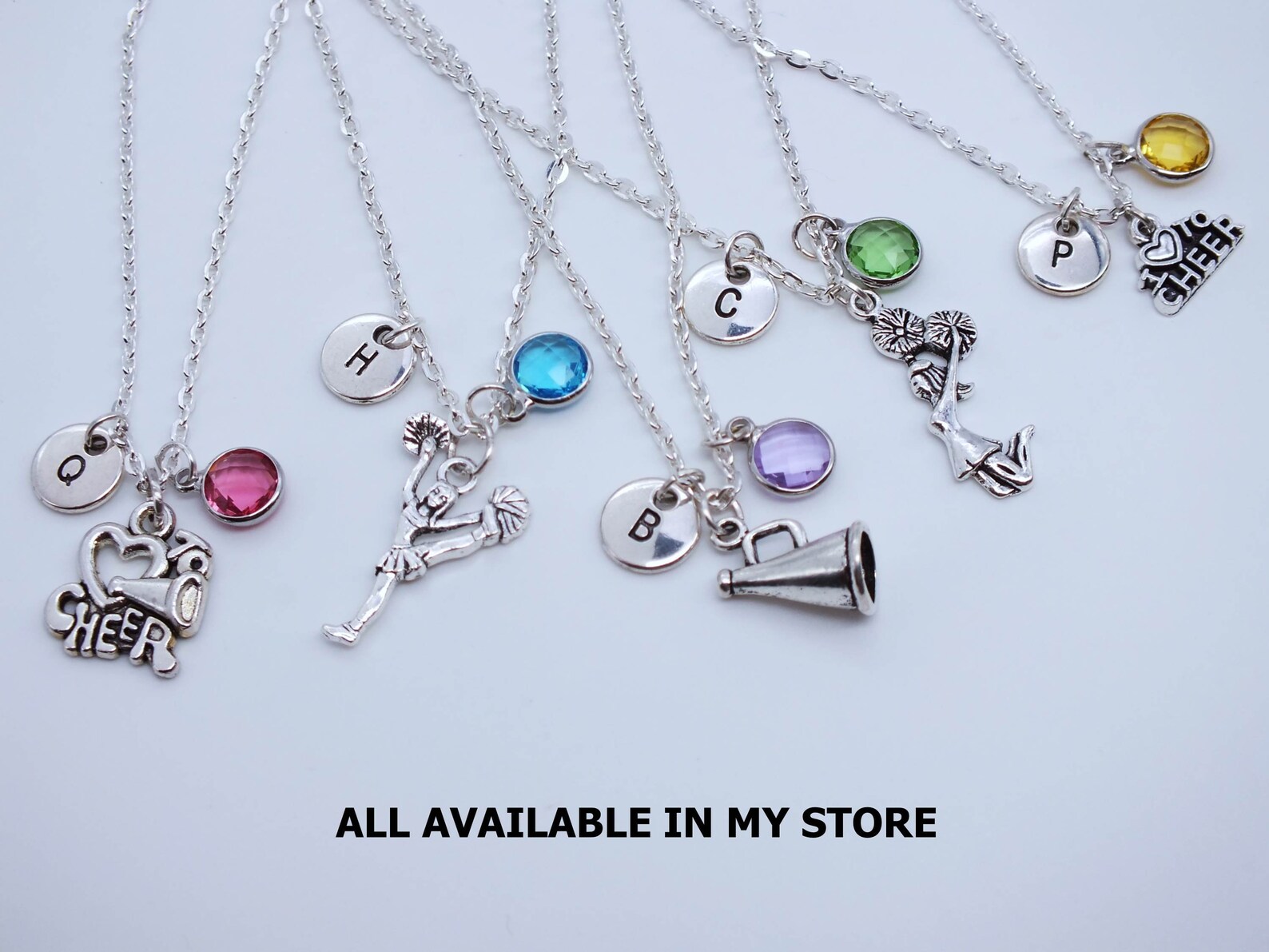 Cheer Necklace-cheer Personalized Necklace-custom Cheer - Etsy