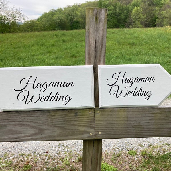 Arrow Wedding Signs - Etsy