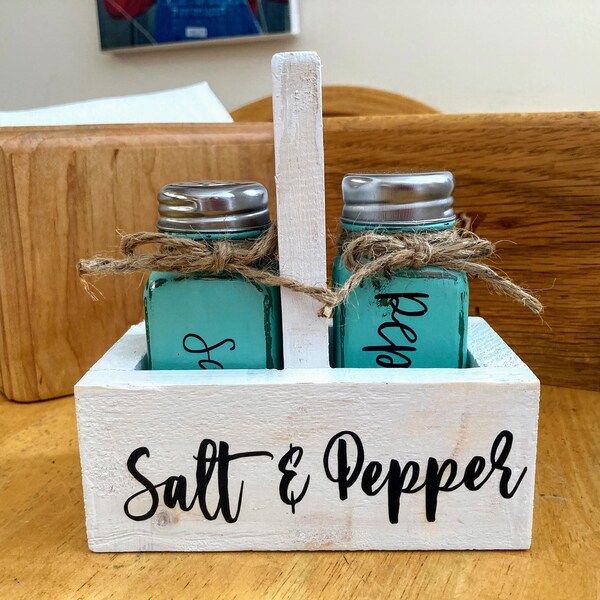 Salt Pepper Caddy - Etsy