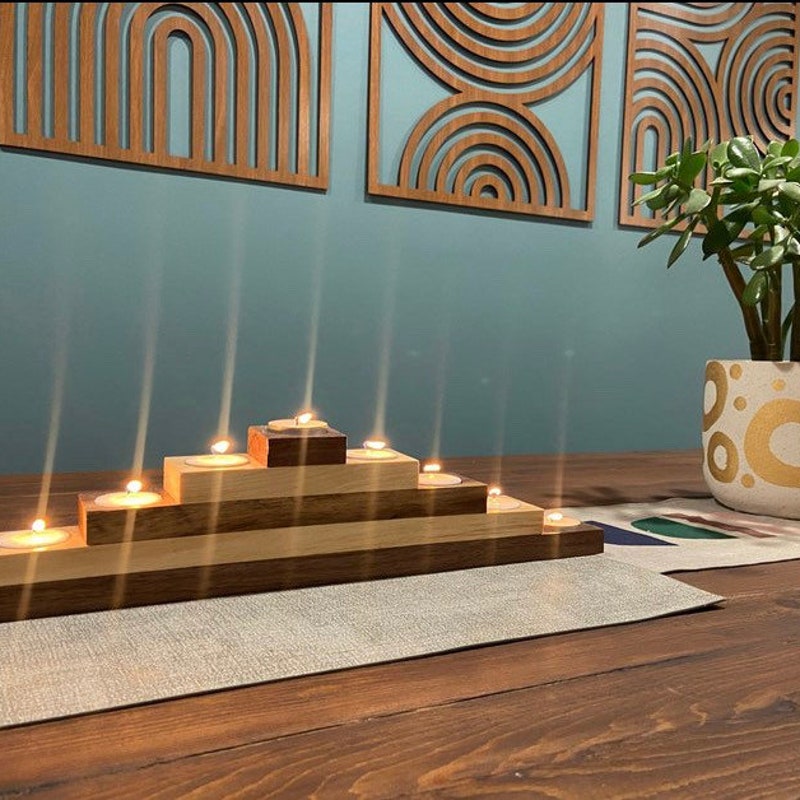 Wood Handmade Menorah - Etsy
