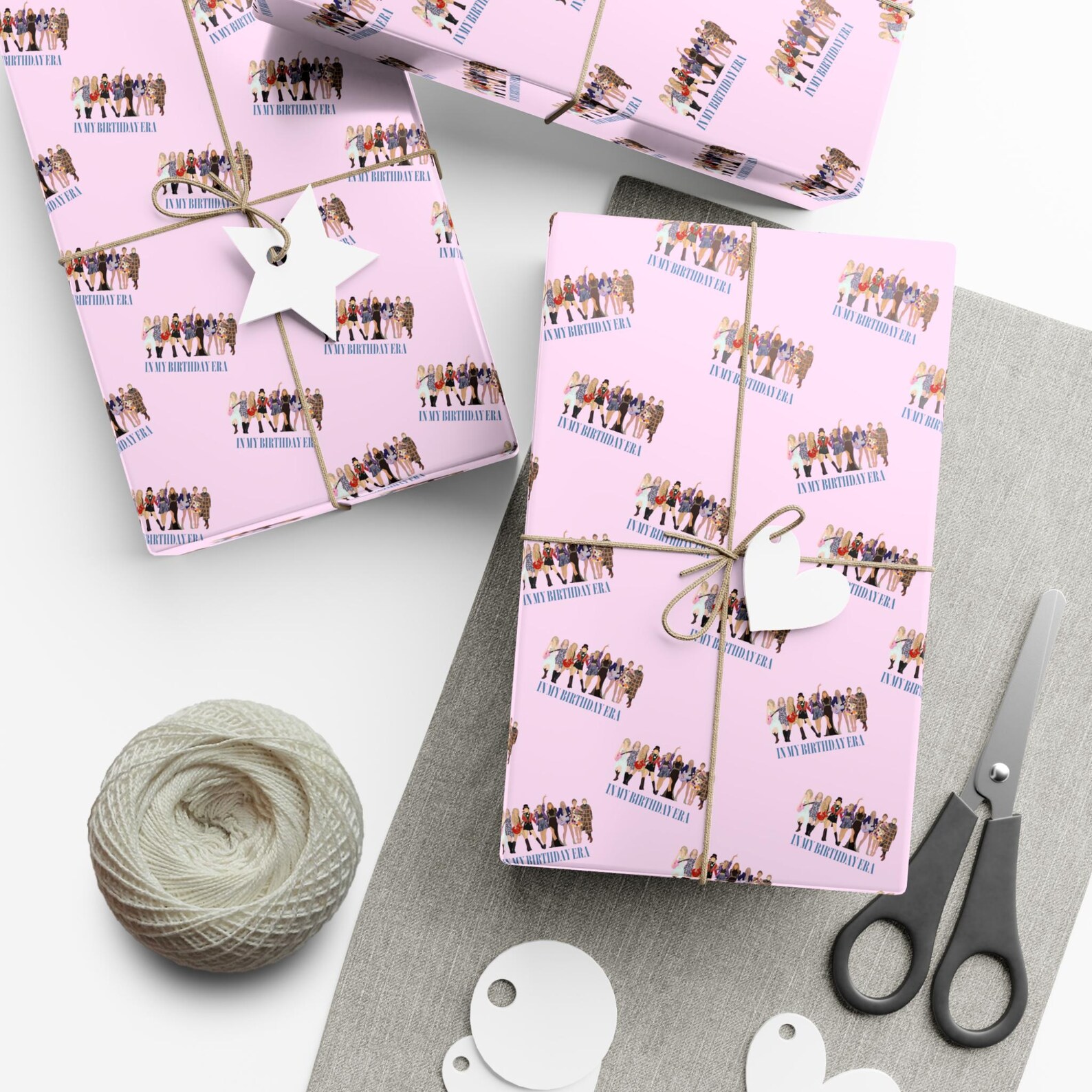 Taylor Swift Wrapping Paper Birthday L in My Birthday Era - Etsy