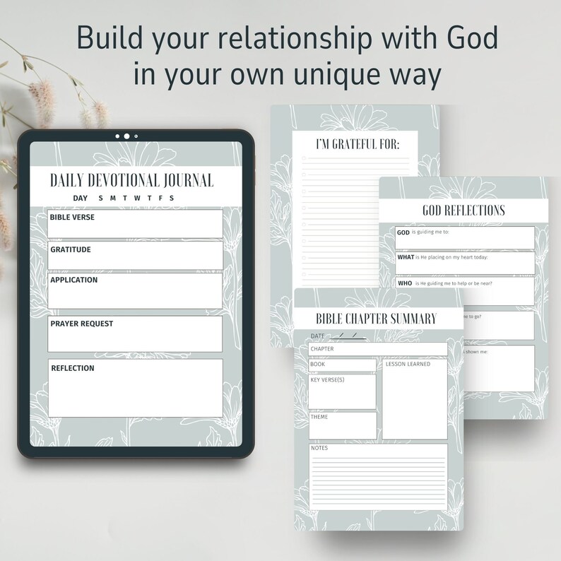 Bible Study Journal Digital, Bible Study Guide, Bible Study Printable ...