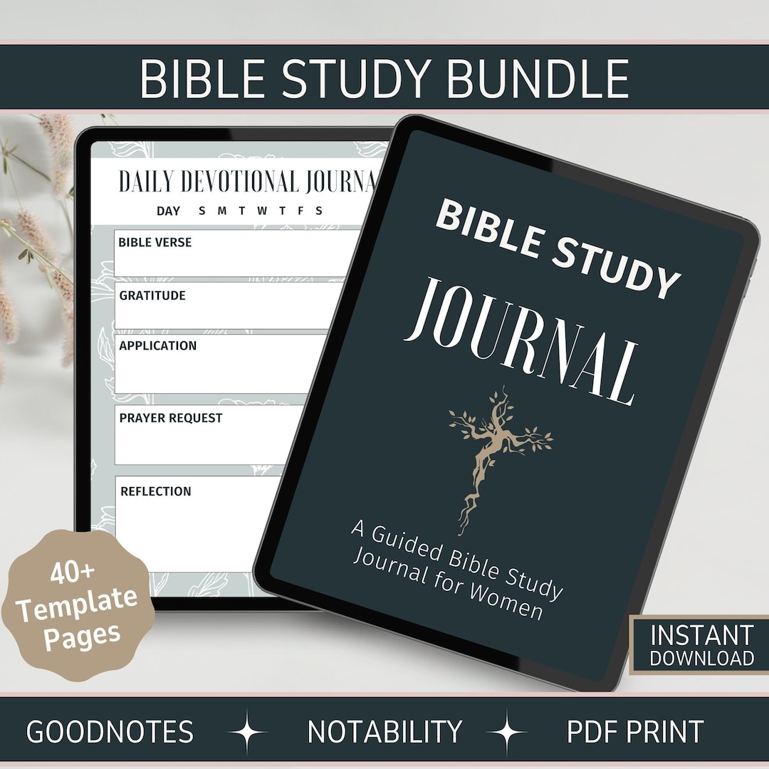 Bible Study Journal Digital, Bible Study Guide, Bible Study Printable ...