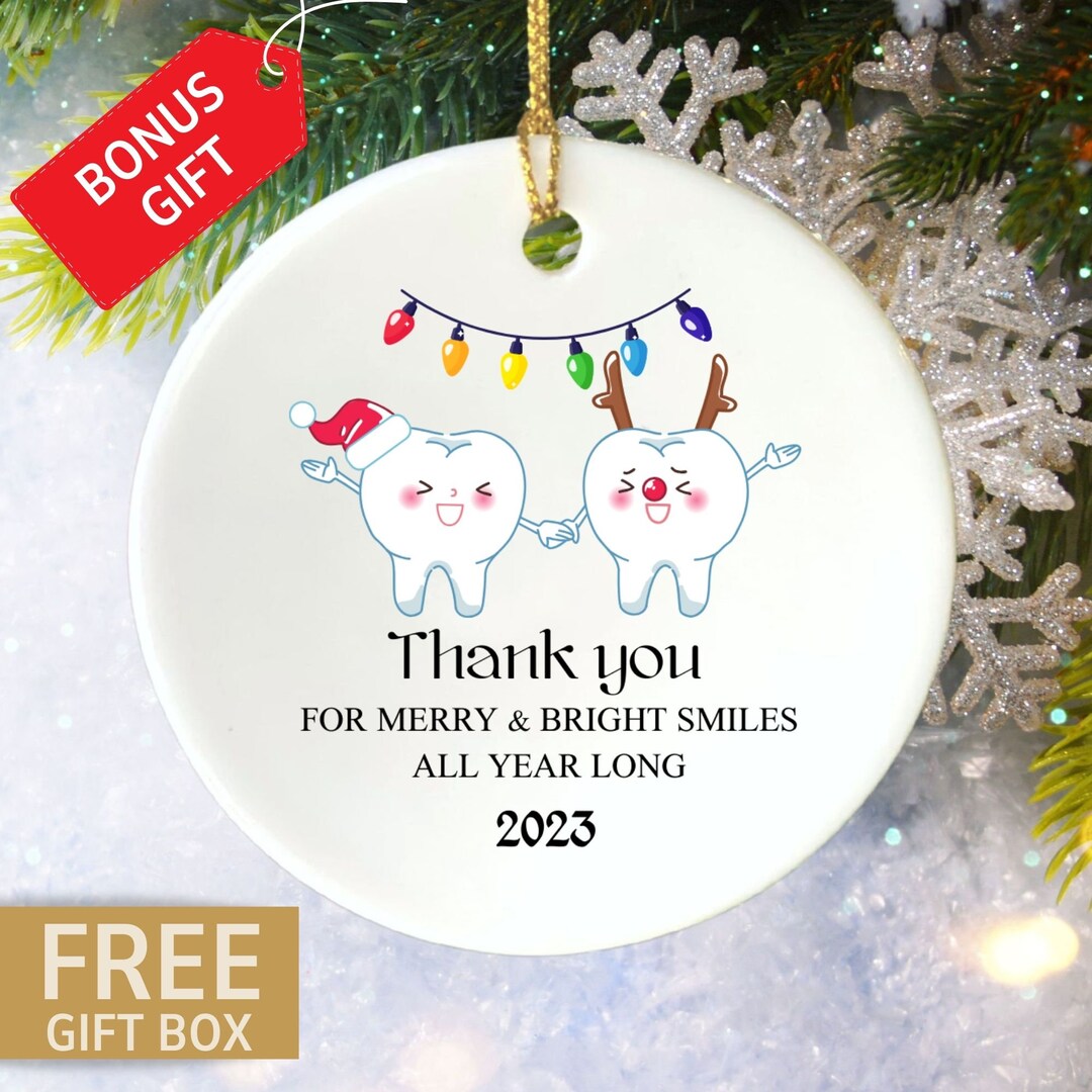 Dentist Ornament Gift, Dental Assistant Christmas Ornament, Dental ...