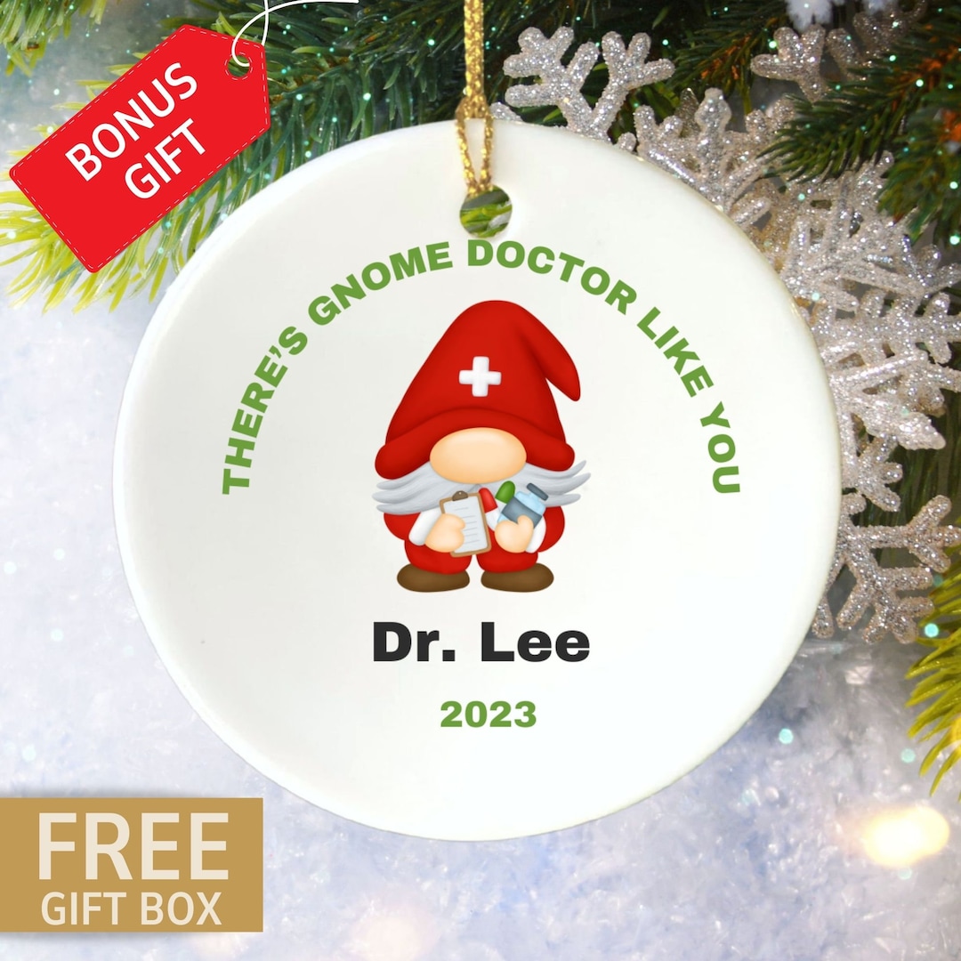 Personalized Doctor Christmas Ornament, Doctor Christmas Gift, Custom ...