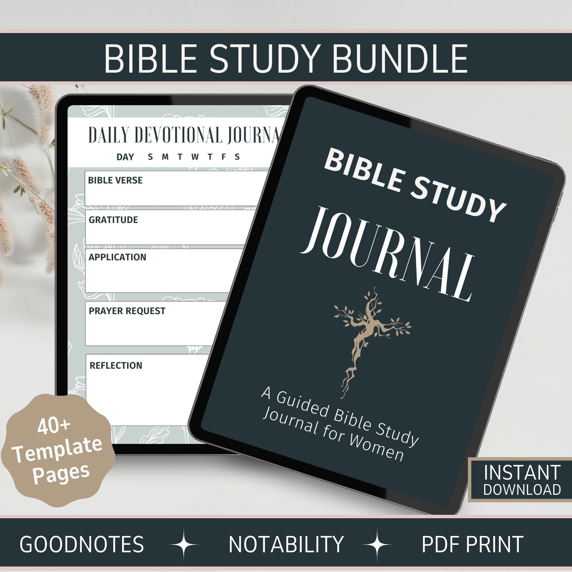 Printable Bible Study Journal, Bible Study Journal, Bible Journal for ...