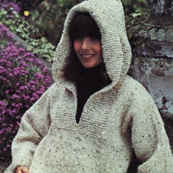 Knit Hoodie Pattern - Etsy