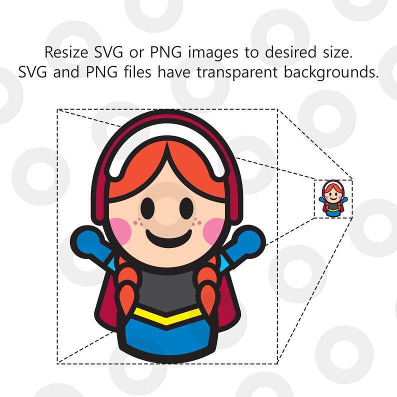 Cute Princess Clip Art Set 1 Instant Download File - Etsy