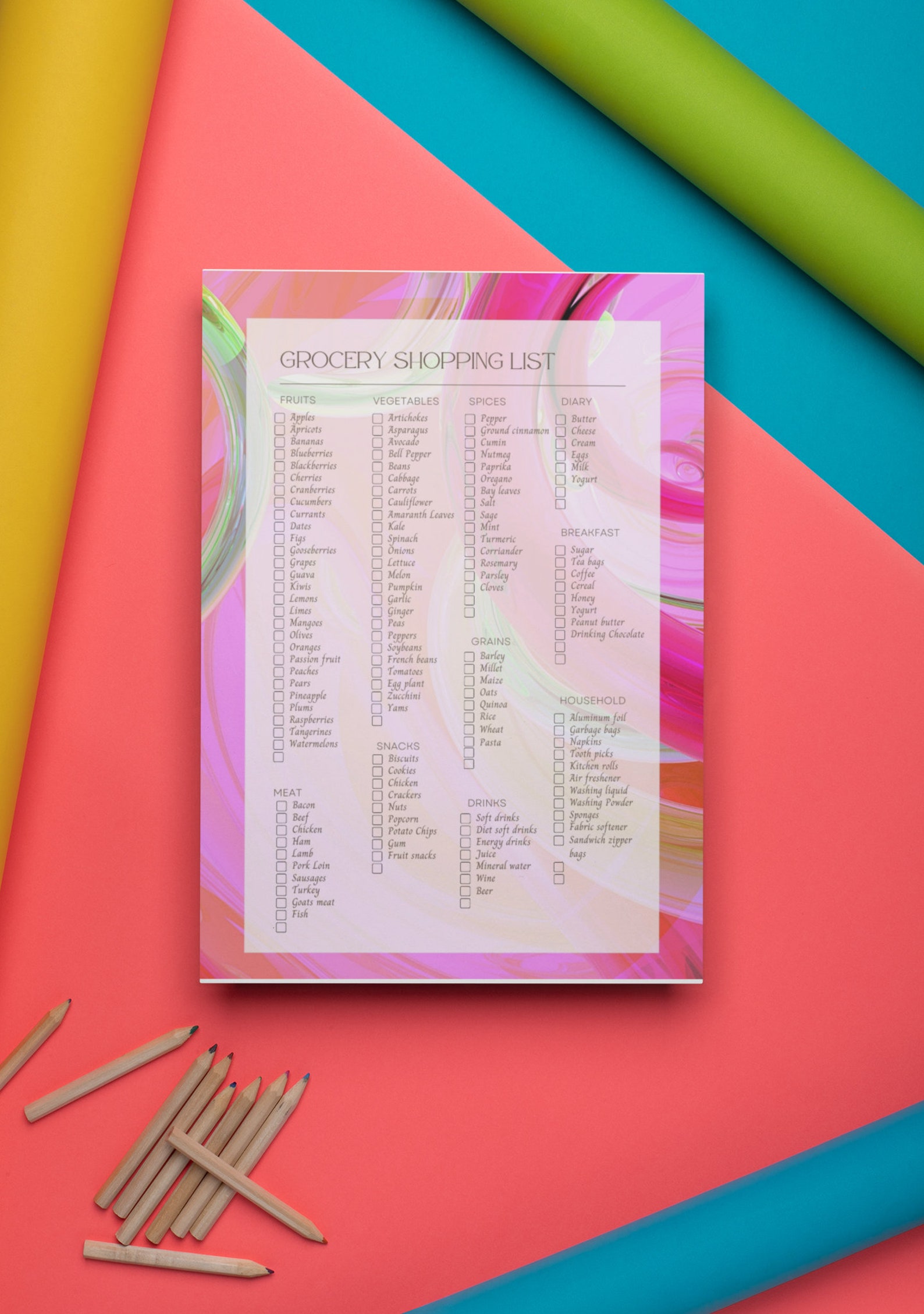 Grocery Shopping List Printable Shopping List Printable Etsy grocery-shopping-list-printable-shopping-list-printable-etsy