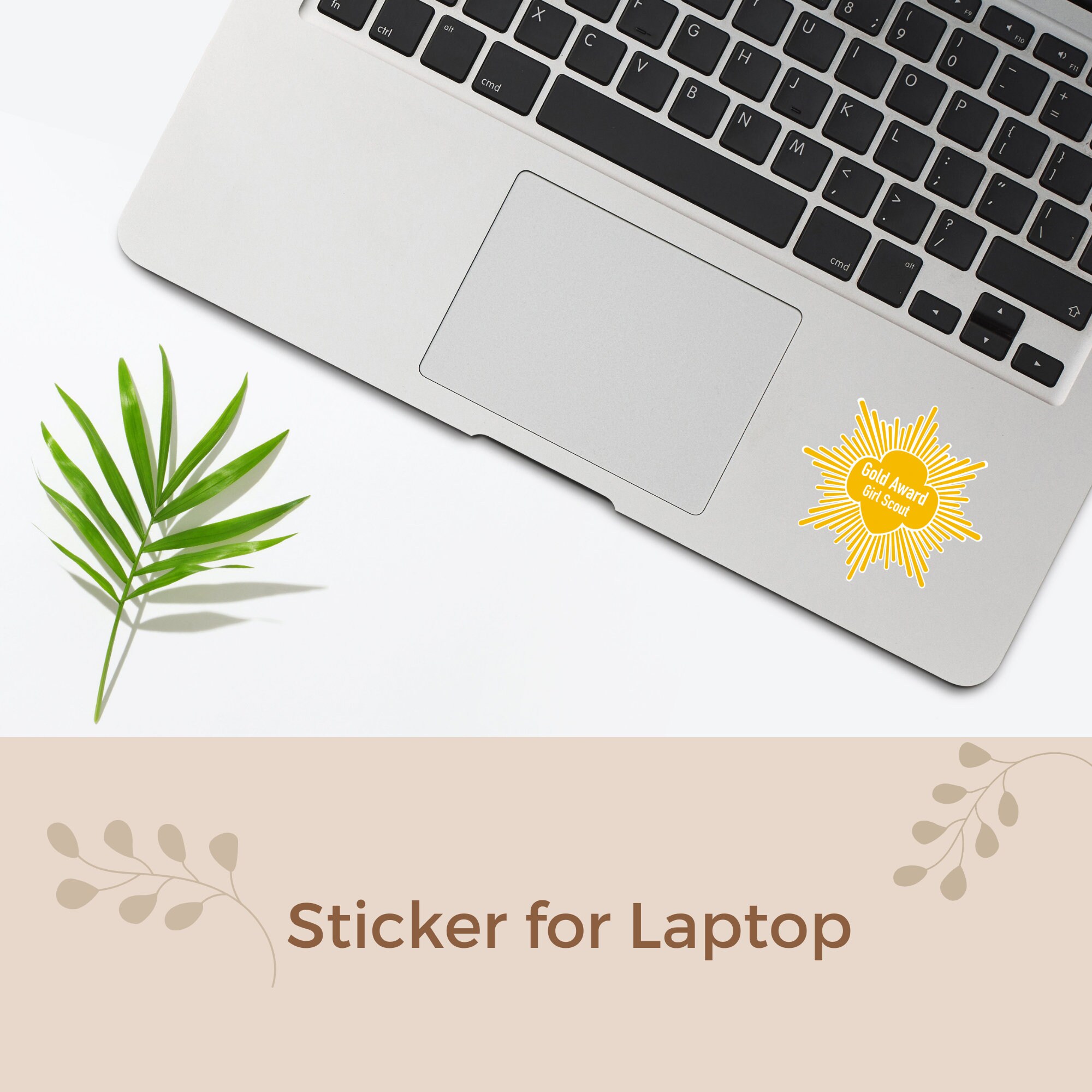 5 Trefoil Gold Award Girl Scout Sticker for Car, Water Bottle, Laptop ...