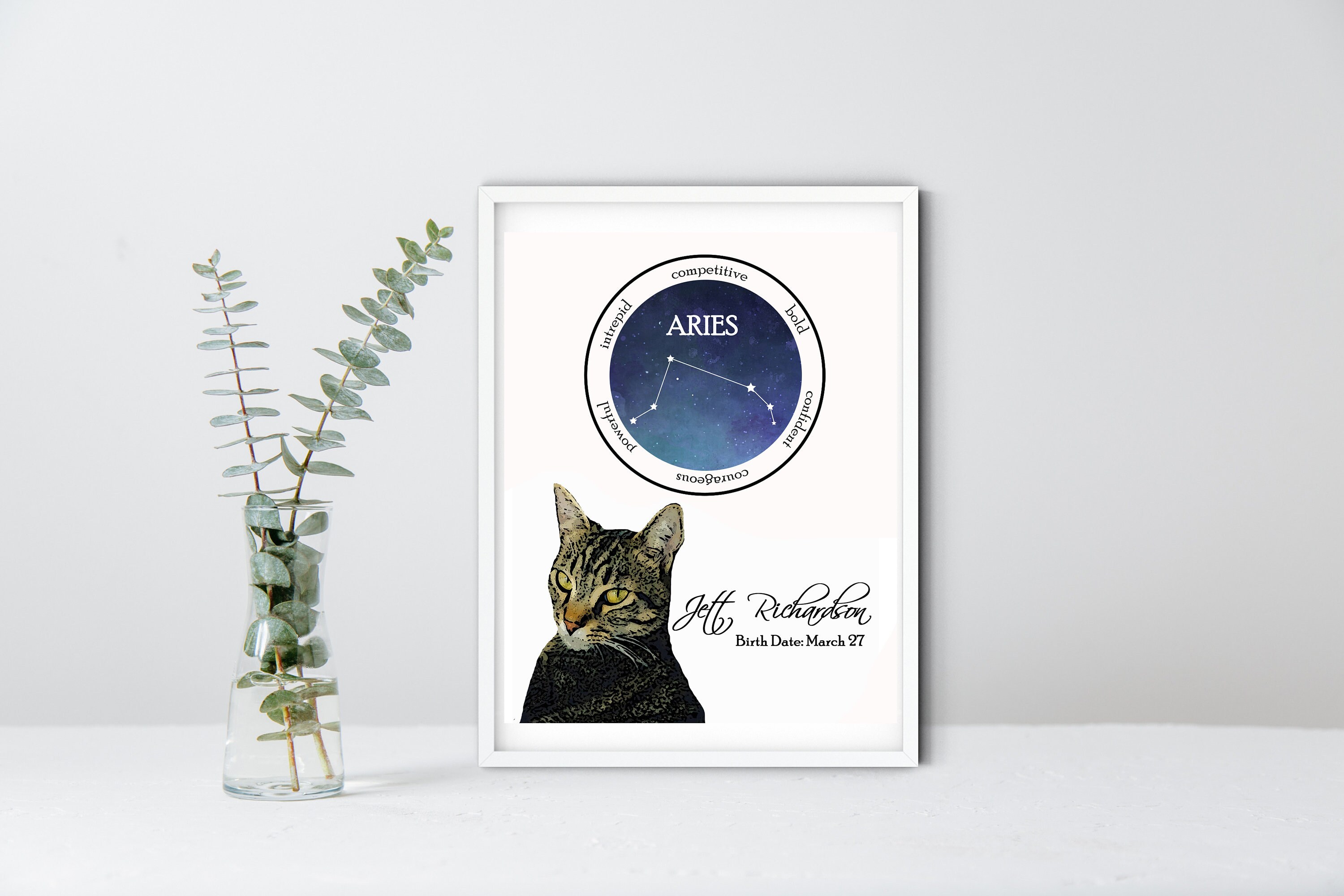 Custom DIGITAL Pet Astrology Printable-pet Zodiac Sign-digital - Etsy