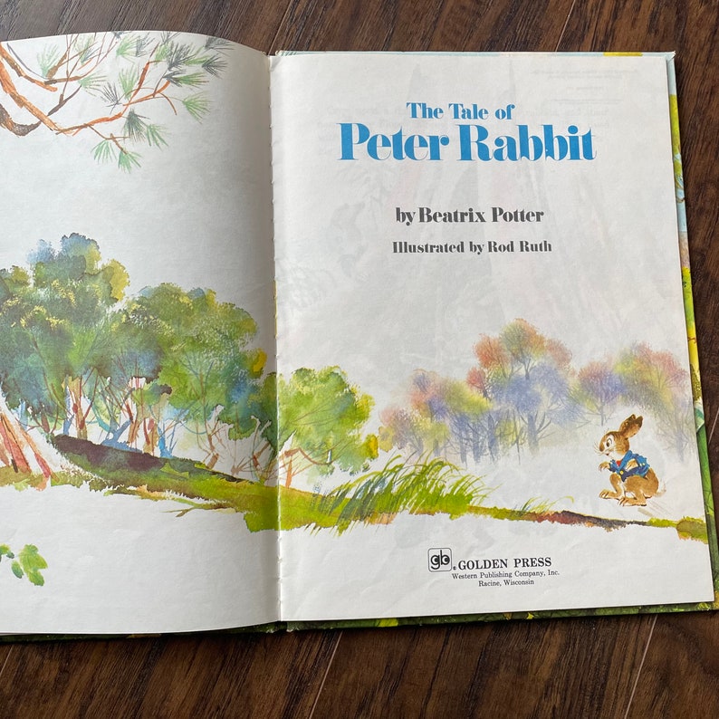 Vintage 1963 Peter Rabbit Book by Beatrix Potter - Etsy