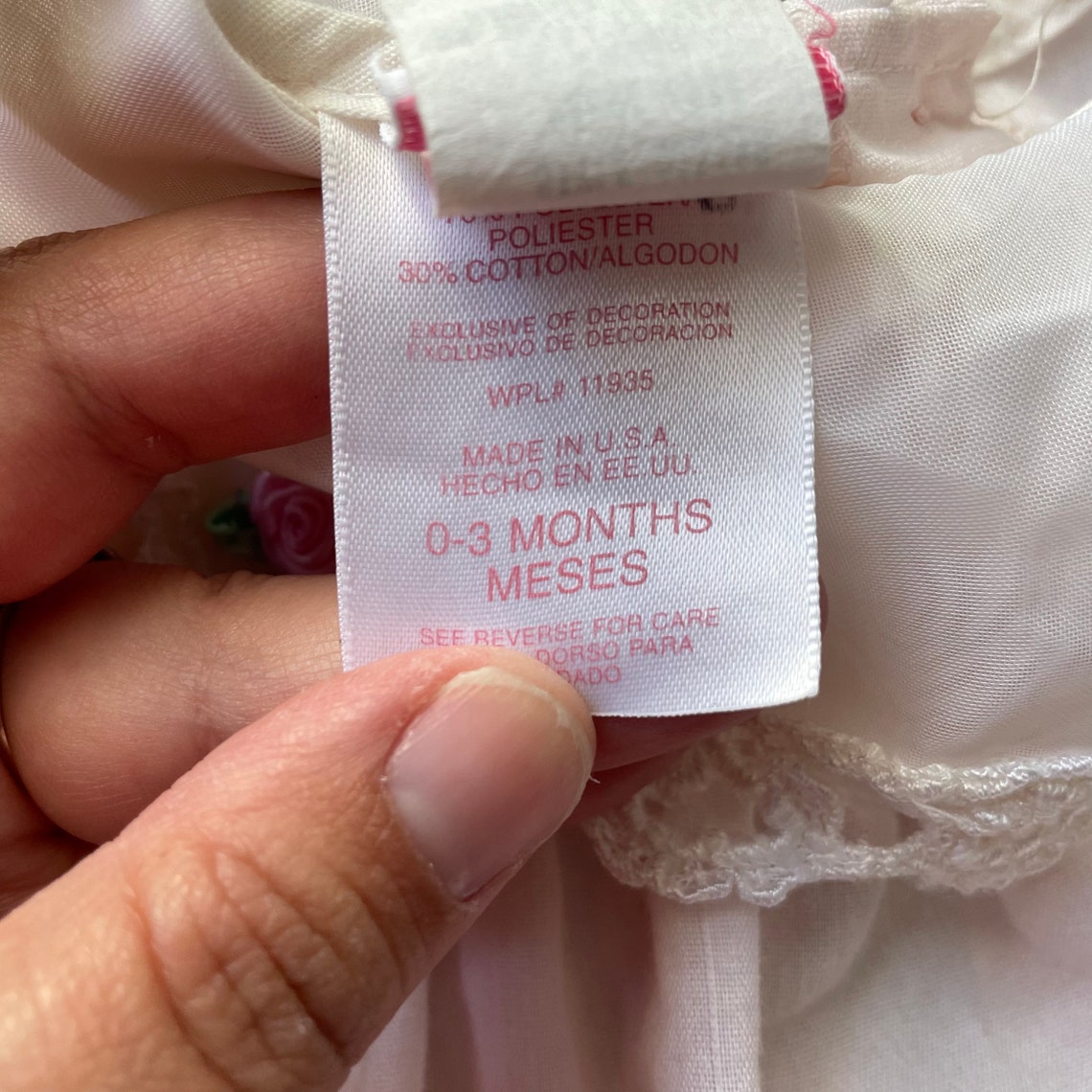 Vintage Allison Ann Light Pink Ruffle Dress - Etsy