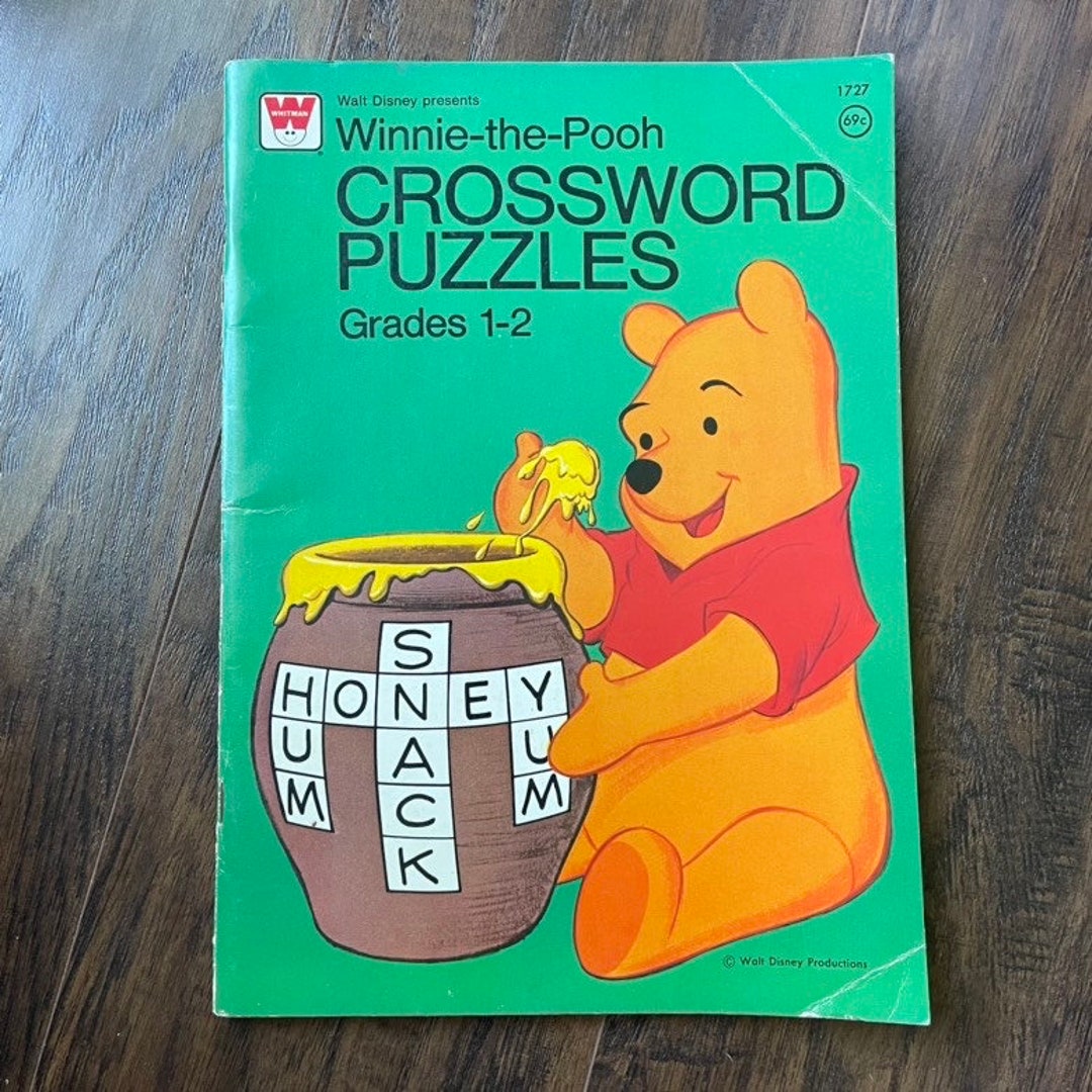 Vintage Activity Books 70s Crossword Word Search Dot to Dot - Etsy