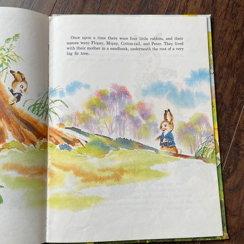 Vintage 1963 Peter Rabbit Book by Beatrix Potter - Etsy